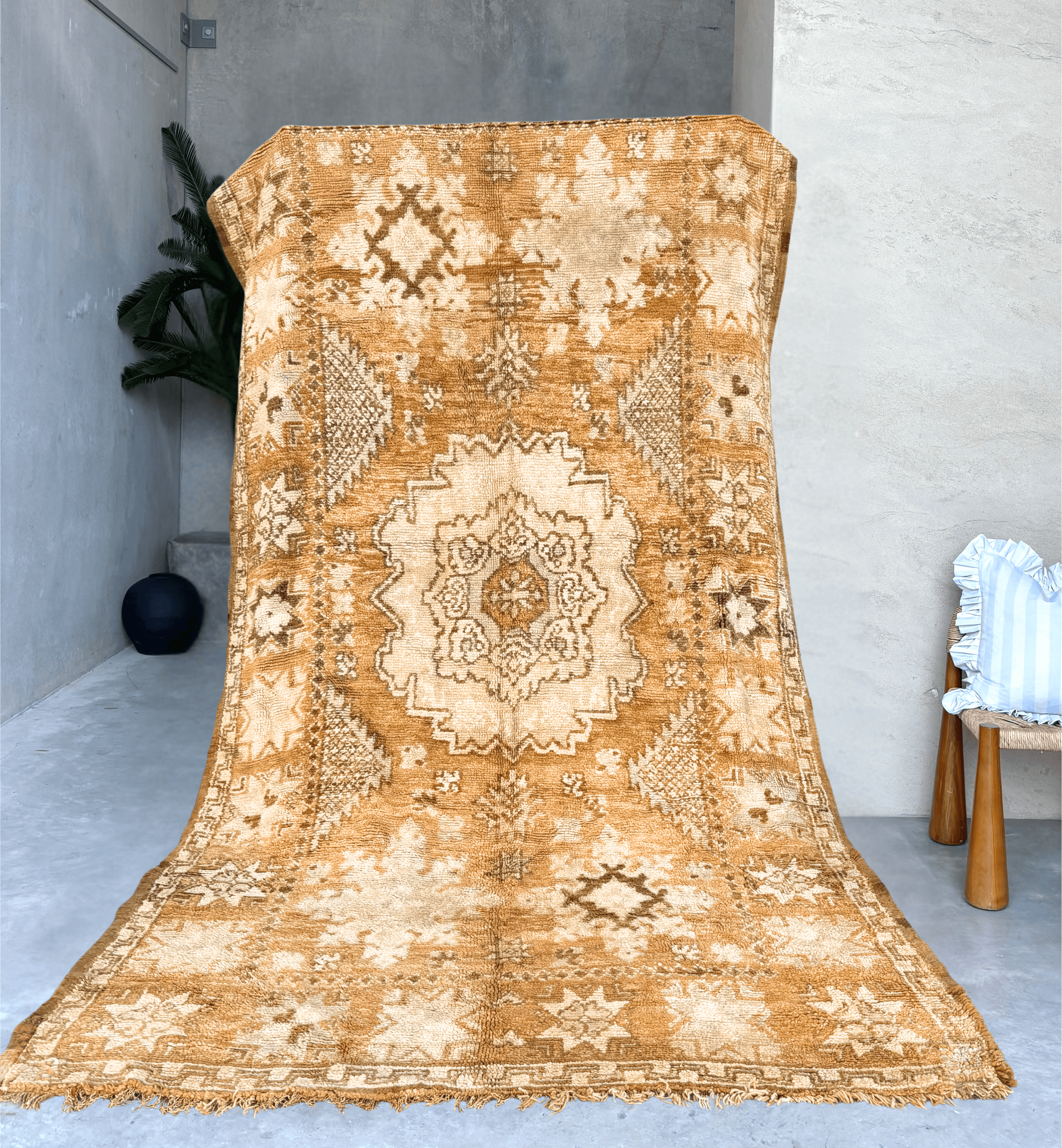 Aztec House | Moroccan rug in Sand tones | Vintage rugs Australia
